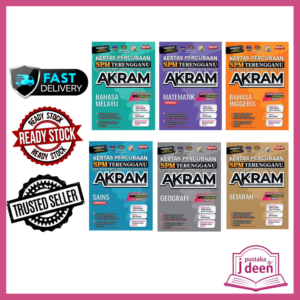 JDEEN BUKU LATIHAN SPM - KERTAS PERCUBAAN SPM TERENGGANU AKRAM 2025 ...