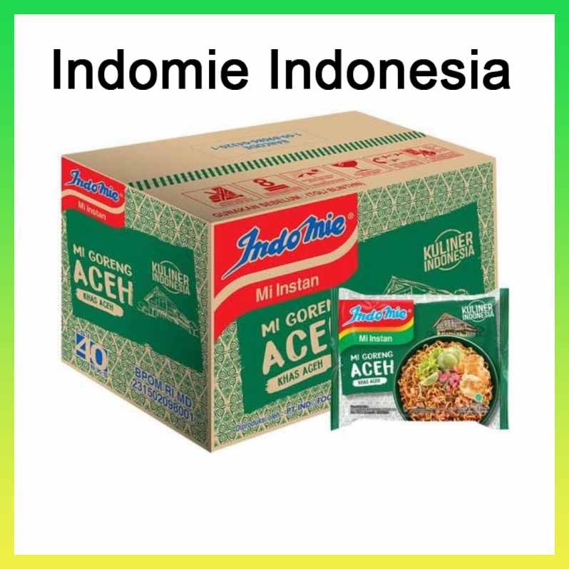 Indomie Goreng Aceh 40pcs ( 1 Karton ) Indomie Indonesia Original ...