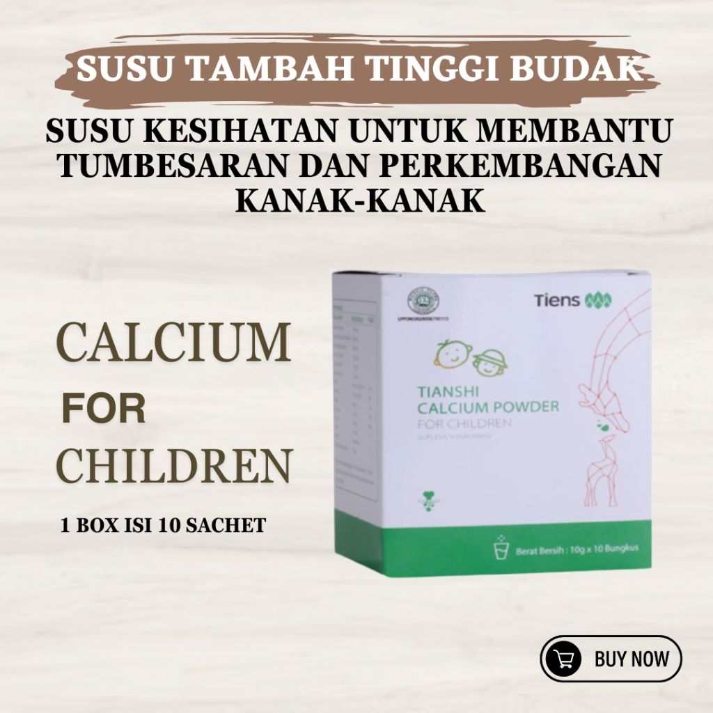 Tianshi Calcium Powder for Children - penambah tinggi badan budak ...