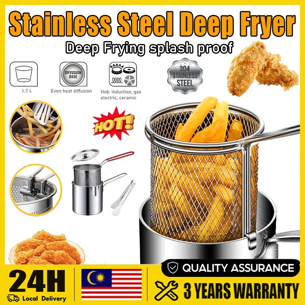 Fryer Multi -Functional Fuel -Saving Small Fried Pot Mini Fryer One Set ...