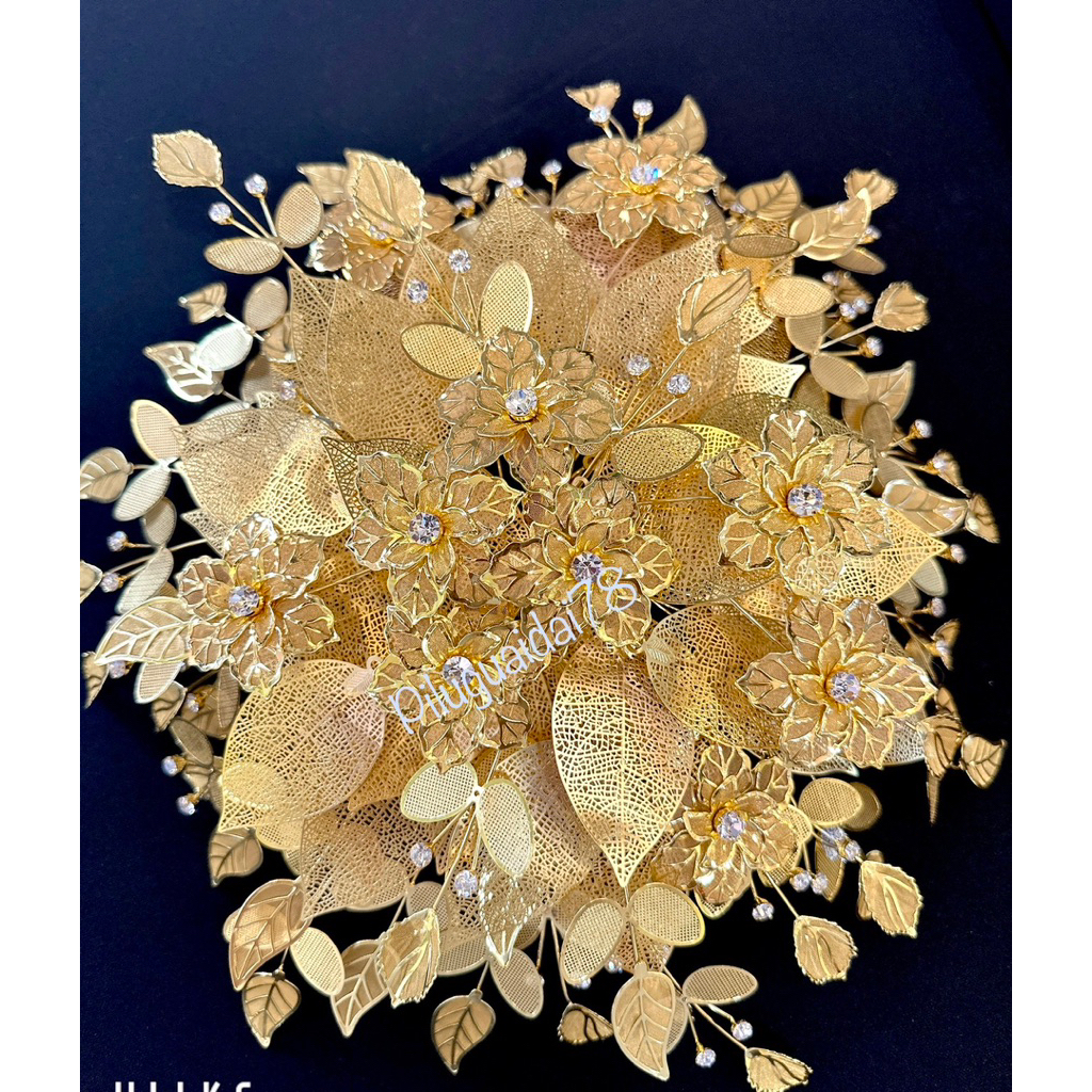 Ready stok:/bunga tangan besi traditional/malay wedding hand bouquet ...