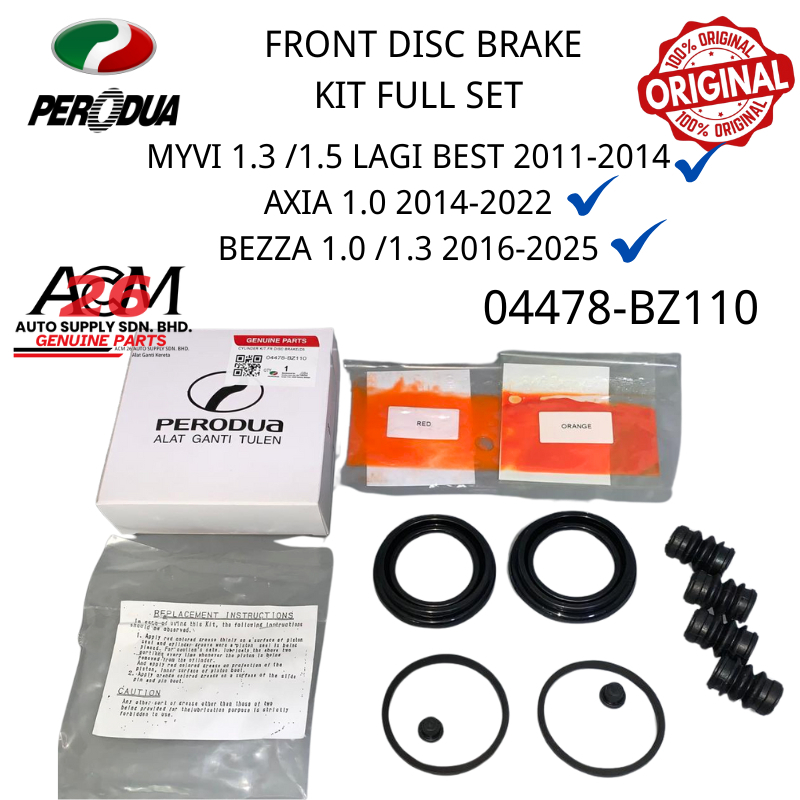 【ACM】PERODUA ORIGINAL MYVI LAGI BEST /MYVI ICON /AXIA /BEZZA FRONT DISC ...