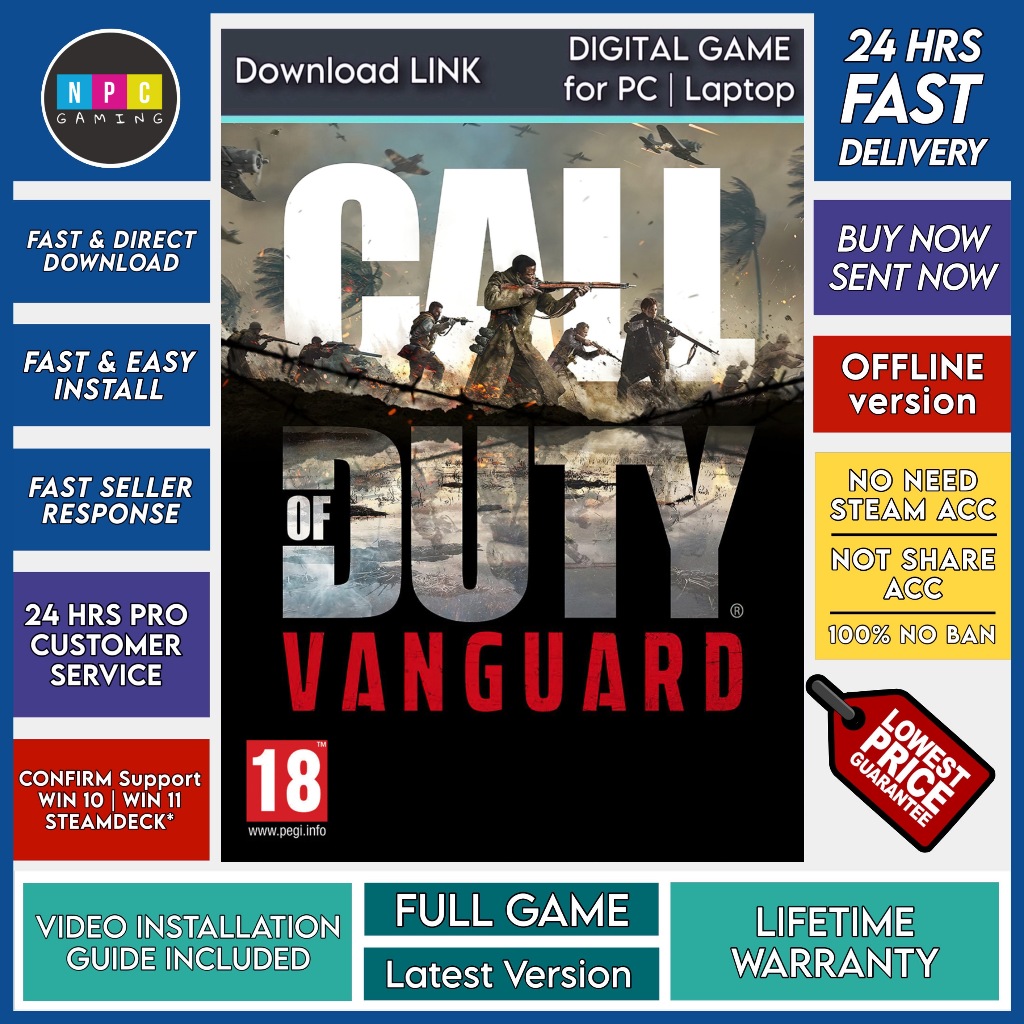 🆕🔥Call of Duty Vanguard - PC Game [Instant Delivery | Fast Digital ...