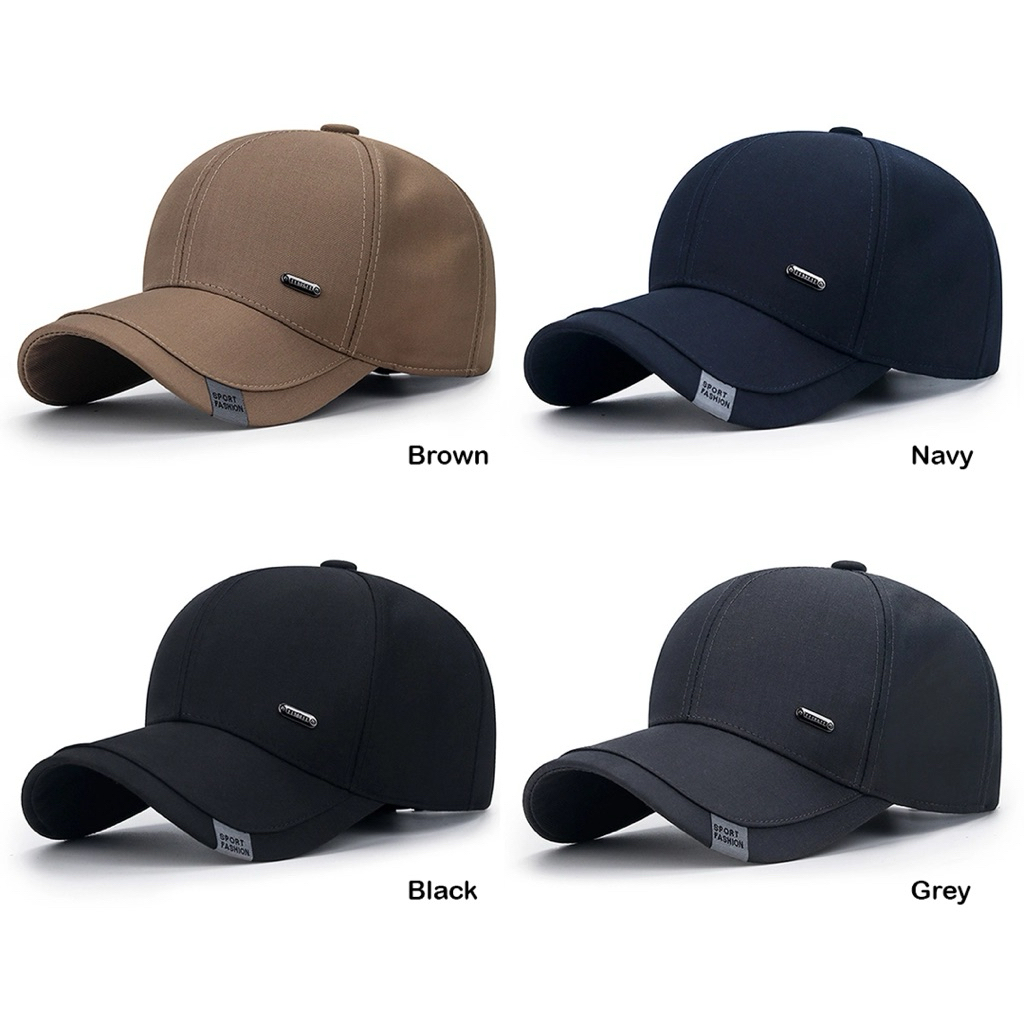 Topi Lelaki Topi Sukan Topi Travel Men's Cotton Baseball Style Outdoor ...