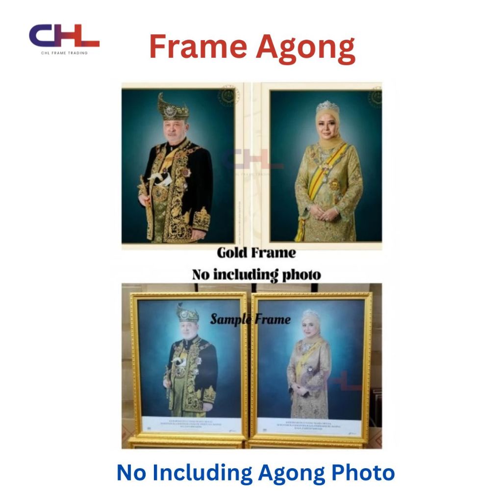 Frame Gambar Agong/Permaisuri /Sultan/ perdana menteri/ (No including ...