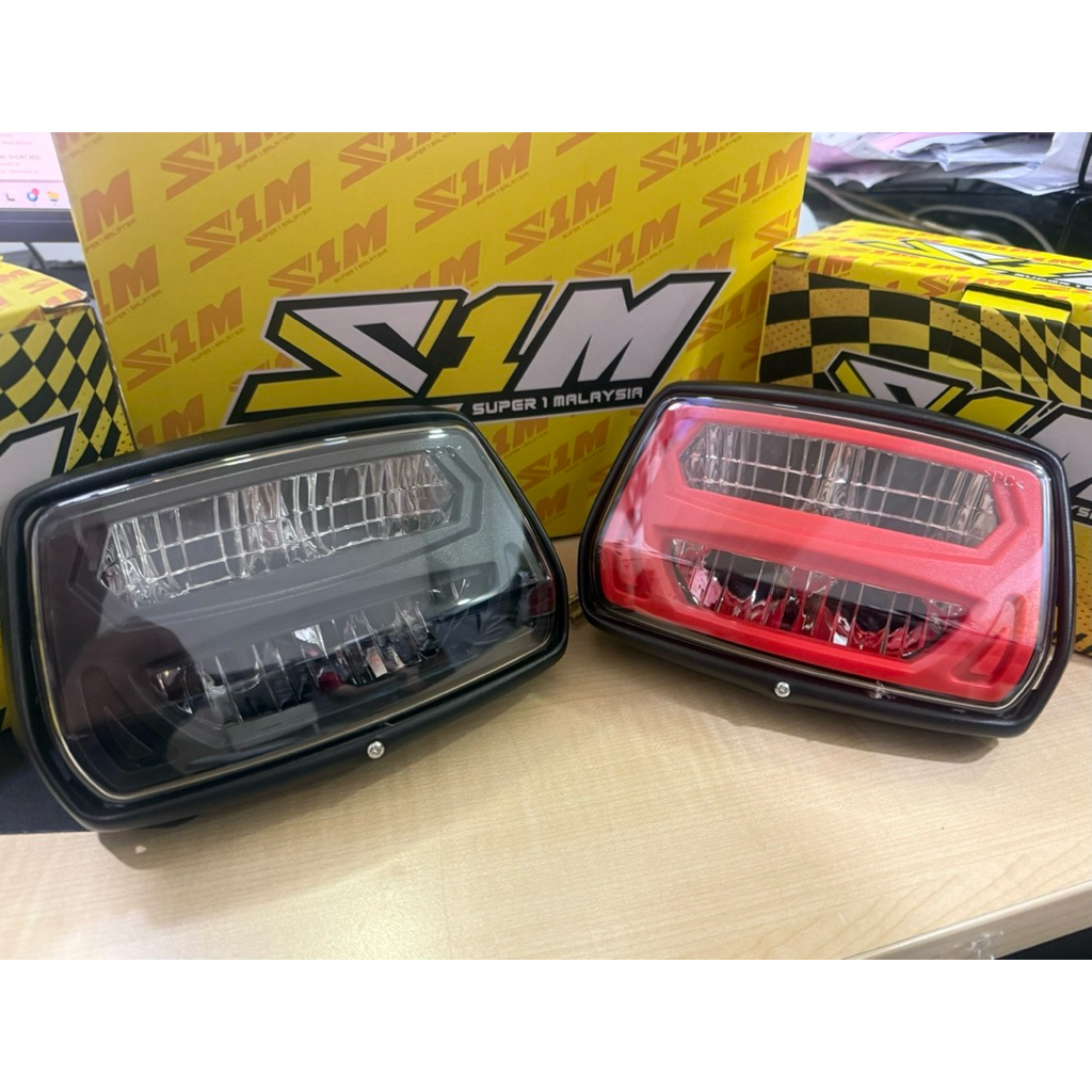 S1M HONDA EX5 /EX5 DREAM LED HEAD LAMP -(CLEAR/BLACK- RED /CLEAR ...