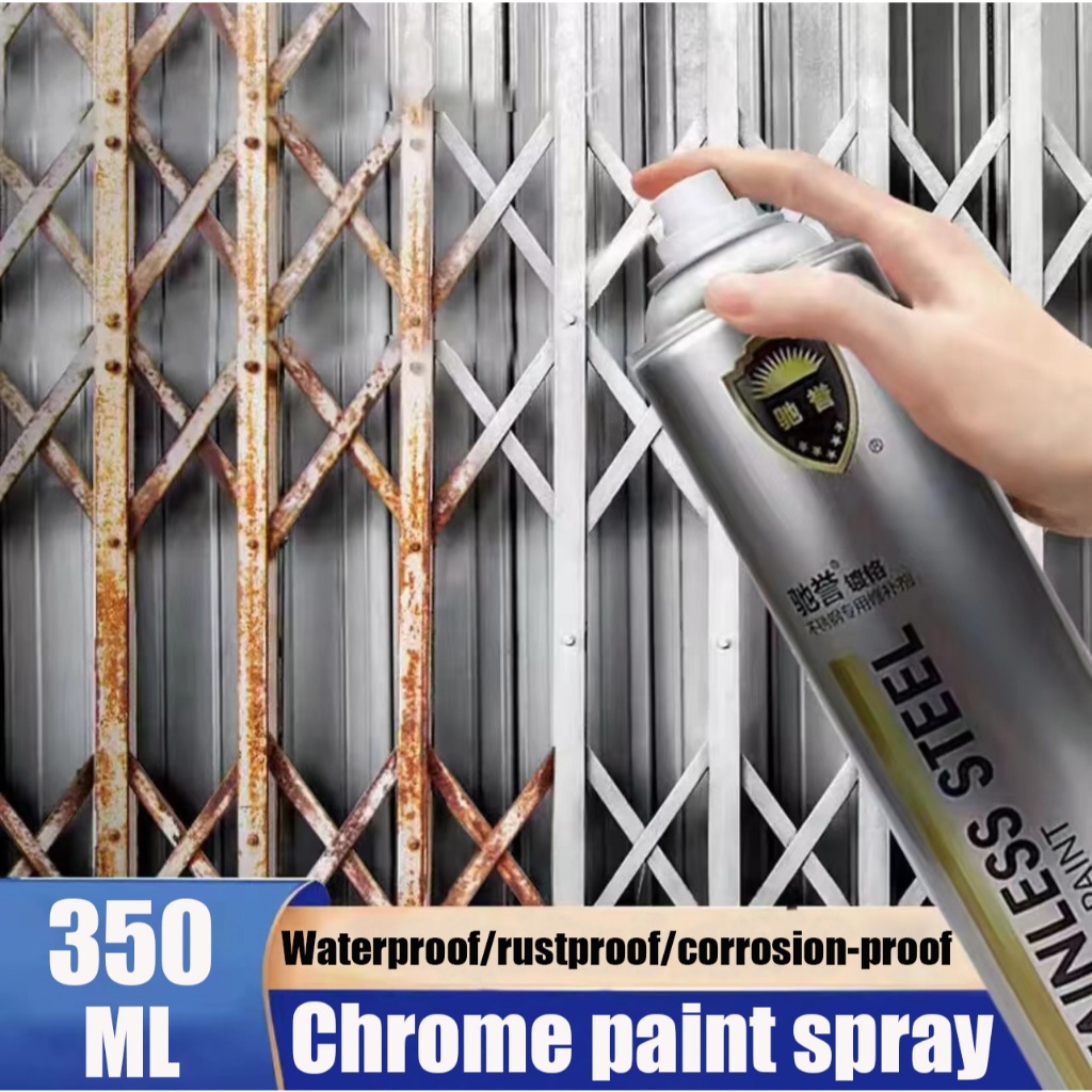 No Rust Chrome Paint Spray Cartridges With Chrome Plated Steel Wheel ...