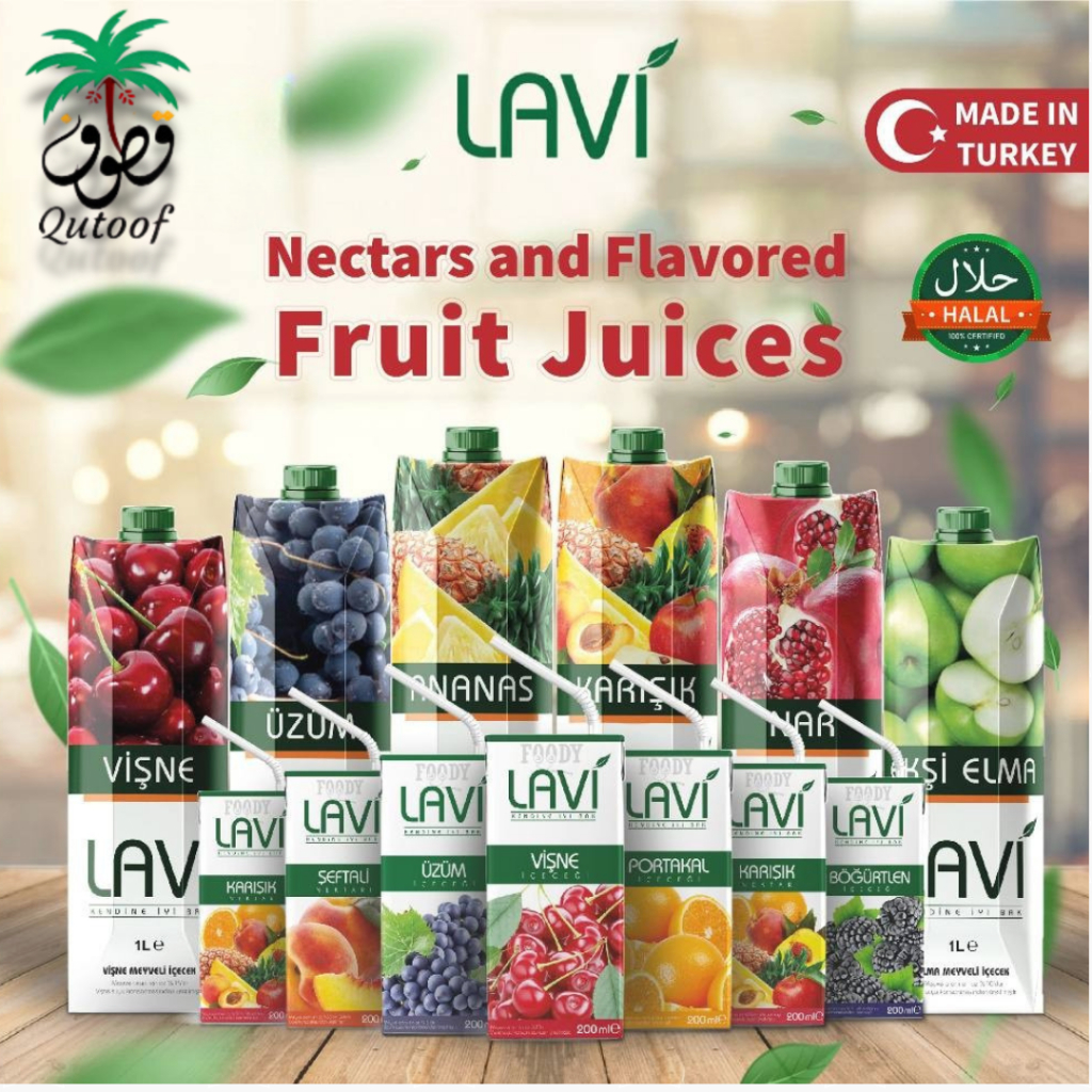 LAVI Assorted Juice Flavors Natural Jus Fruit Juice (200ML / 1000ML ...