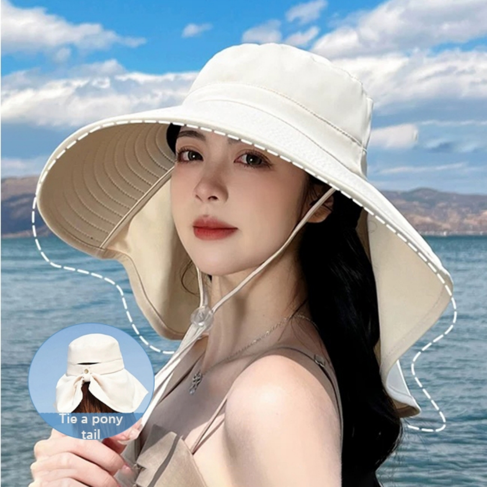 Beach Hat for Women UV Protection Women's Wide Brim Sun Hat Camping Hat ...