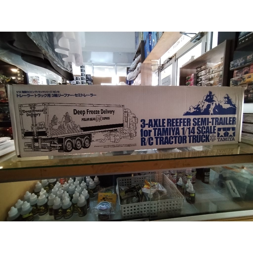Tamiya 56319 3-AXLE REEFER SEMI-TRAILER for TAMIYA 1/14 SCALE R/C ...