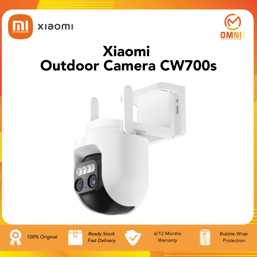 [READY STOCK] Xiaomi Outdoor Camera Cw700s | 9x dual-lens zoom with 360 ...