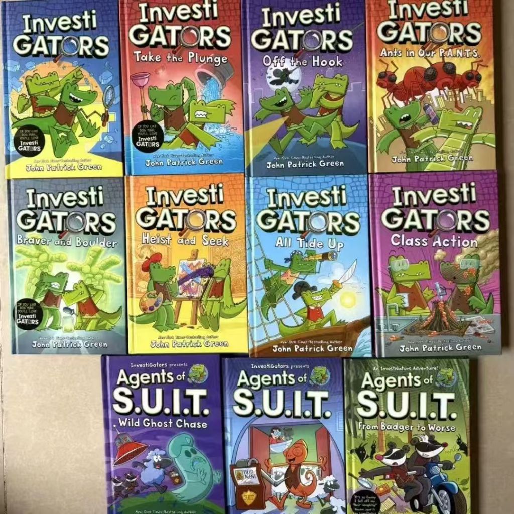 （11books hardcover ) Investi Gators comic book Set | Shopee Malaysia