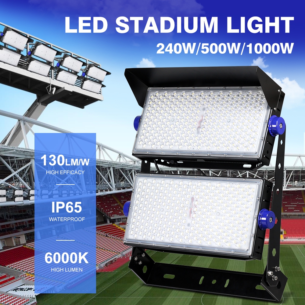 High Bright Flood Light 1000W 240W 500W LED Stadium lights Spot Light ...