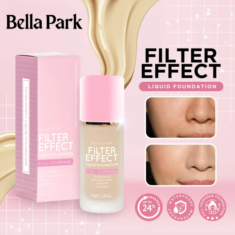 Bella Park Filter Effect Liquid Foundation Full Coverage Foundation ...