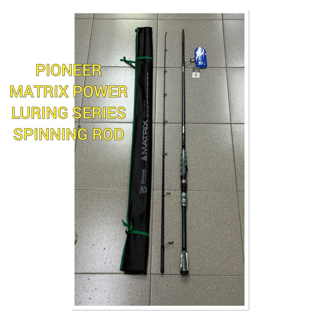 PIONEER MATRIX POWER LURING SERIES GRAPH SPINNING FISHING ROD ( 9 Fuji ...