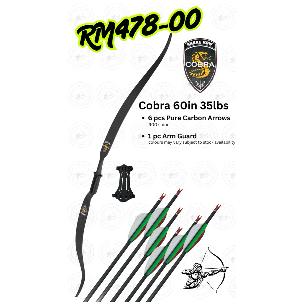 Cobra 60in 35lbs Bow Set | Shopee Malaysia