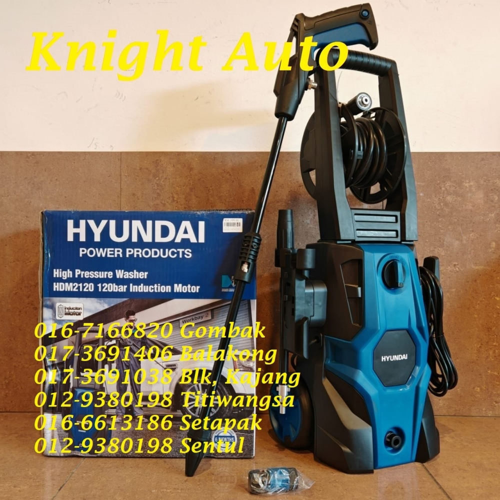 HYUNDAI HDM2120 Induction Motor High Pressure Cleaner Water Jet 120bar ...