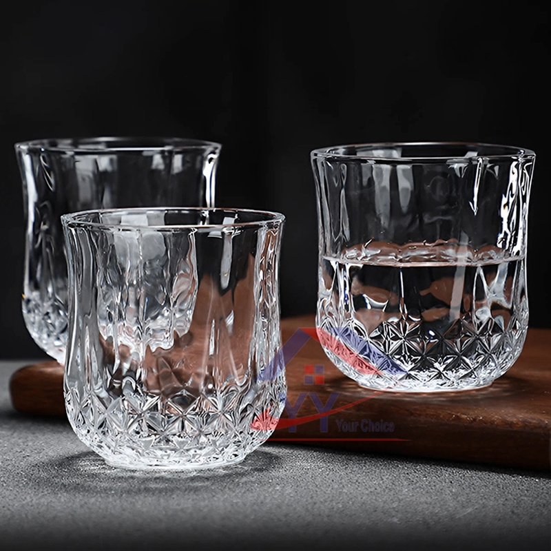 Acrylic Plastic Water Cup【1 PC】【PS-401】/Transparent Diamond Crystal ...
