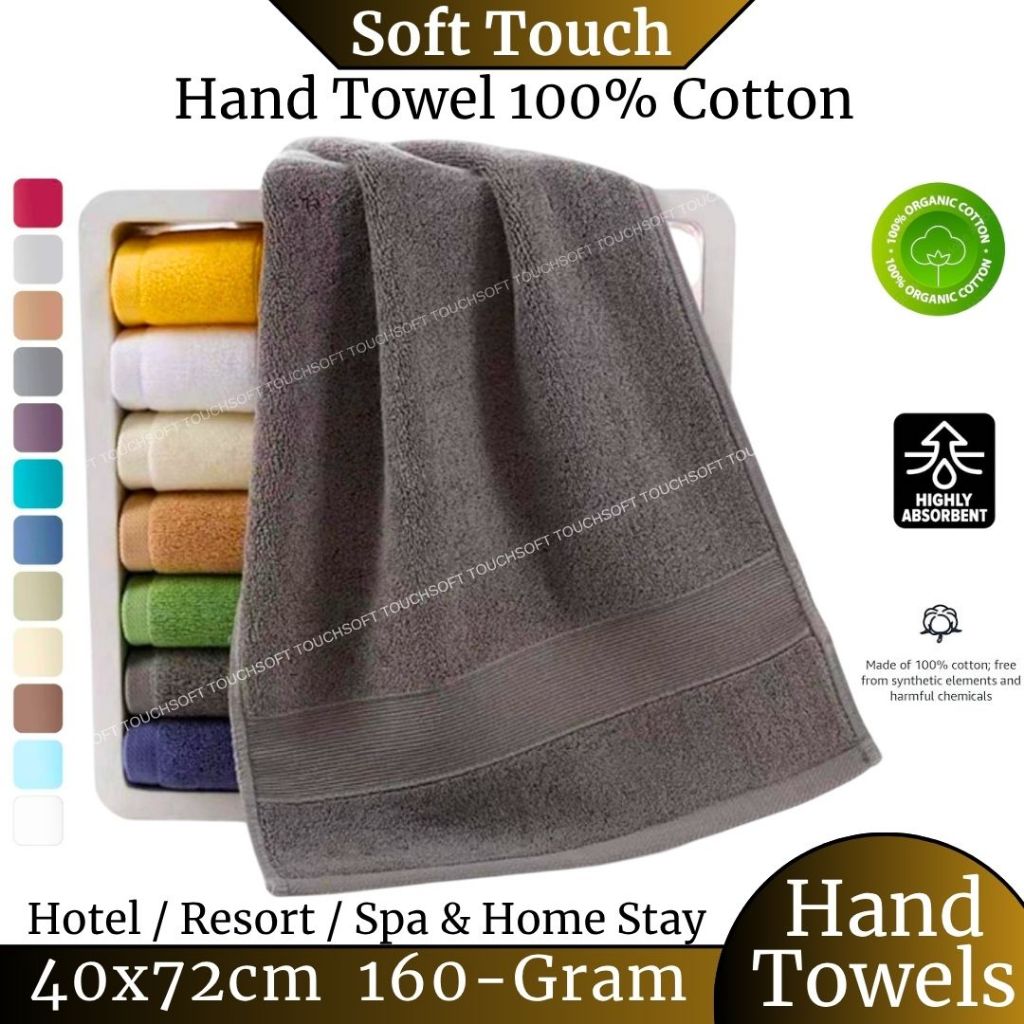 Face Towel 100% Cotton 35*75cm Hotel Grade Towel Water Absorption Soft ...