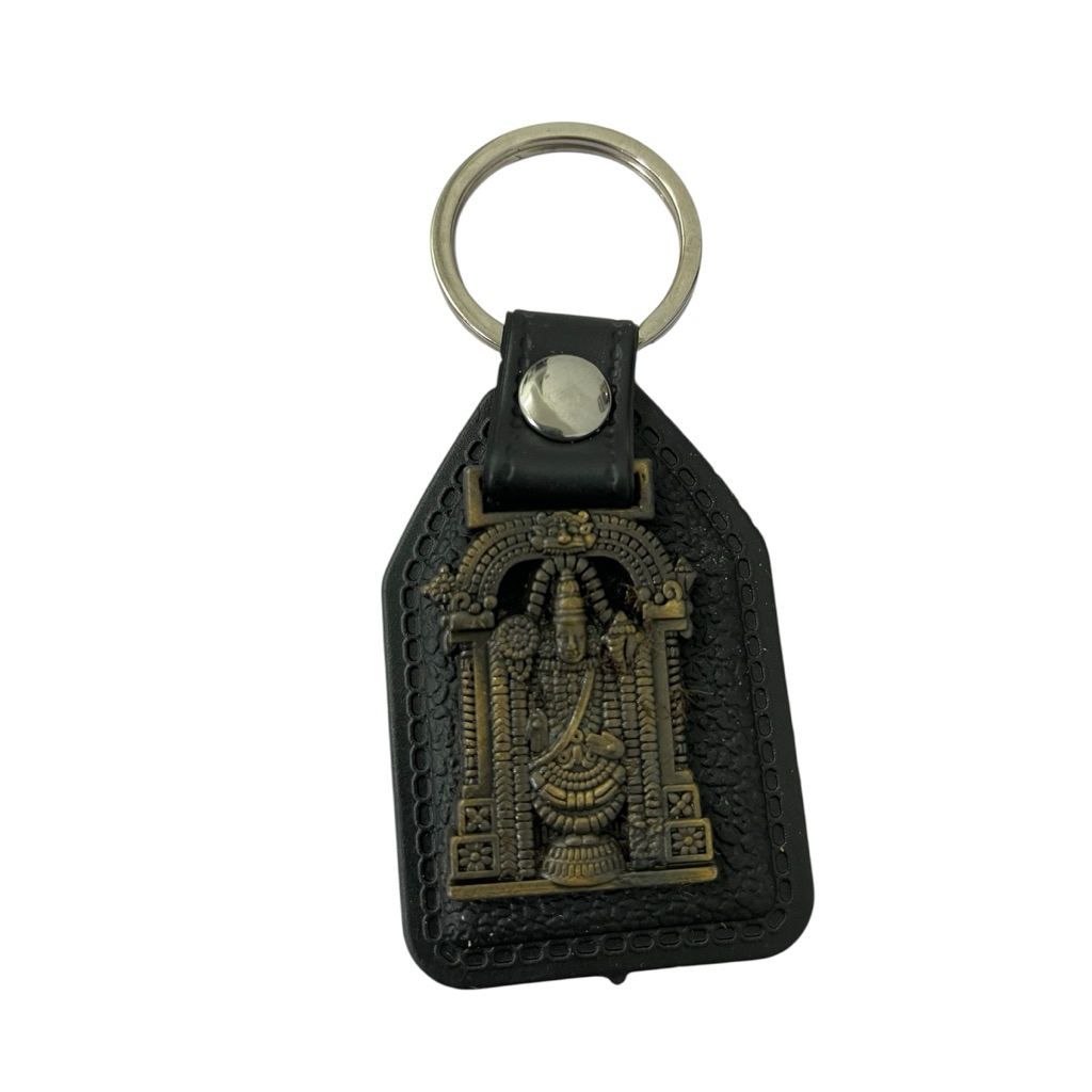 Tirupati Balaji Perumal Lord Venkateswara BRASS COLOR Keychain | Shopee ...
