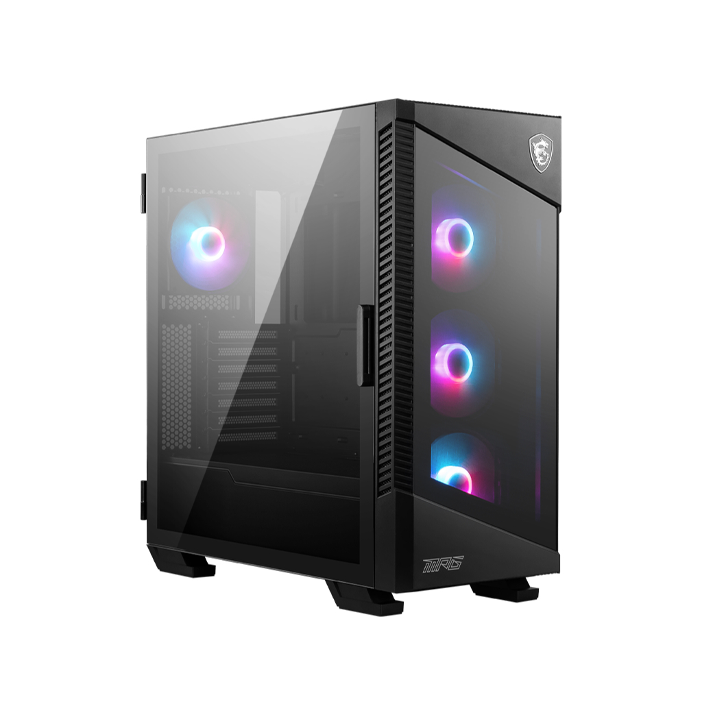 MSI MPG VELOX 100R Series ATX Mid-Tower Gaming Casing - Black/White ...