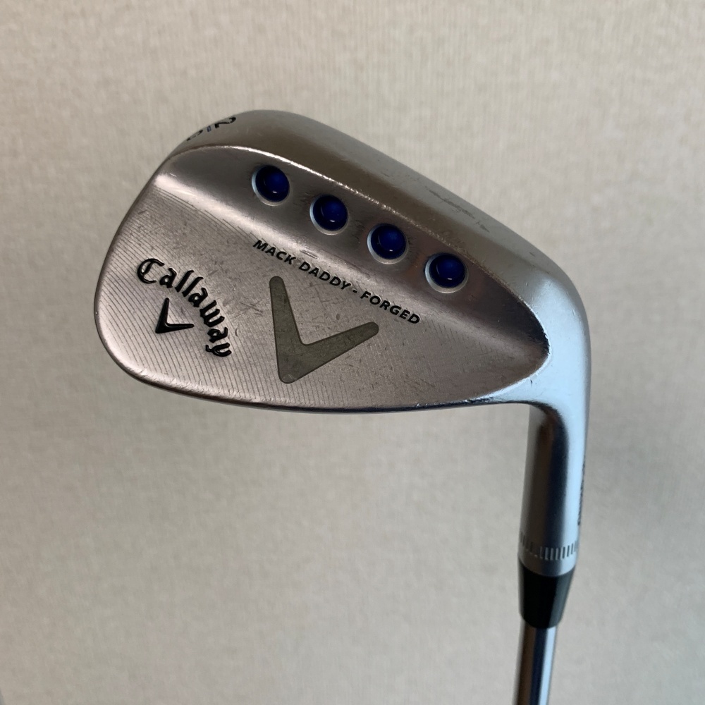 Callaway MACK DADDY FORGED Milky chrome Wedge AW 52-10 steel shaft Used ...