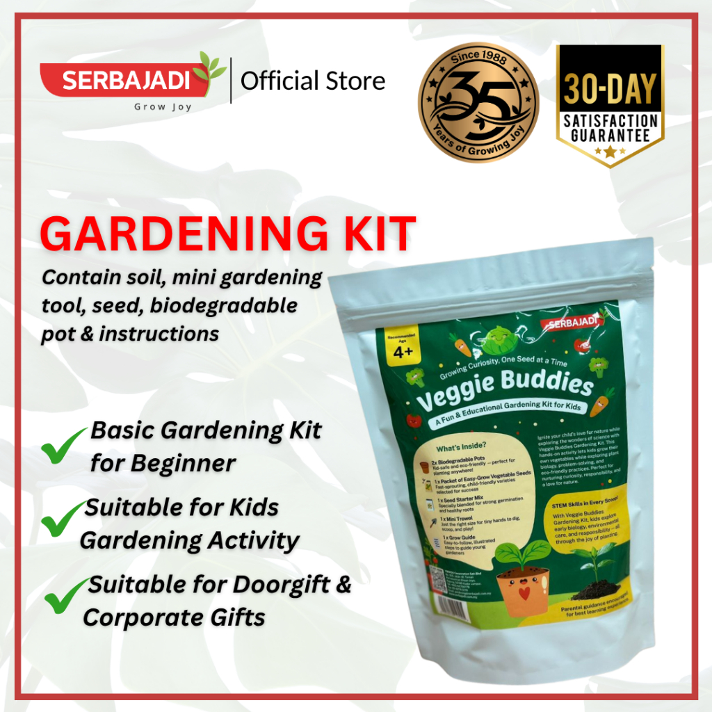 Gardening Kit Set - for Beginner/ Kids Gardening Activity | Shopee Malaysia
