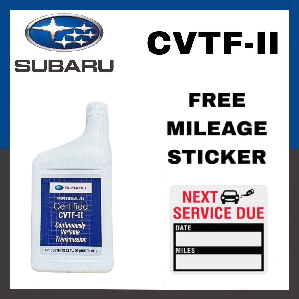 SOA427V1660 Subaru CVTF-II ATF Gear Oil (1 Liter) | Shopee Malaysia