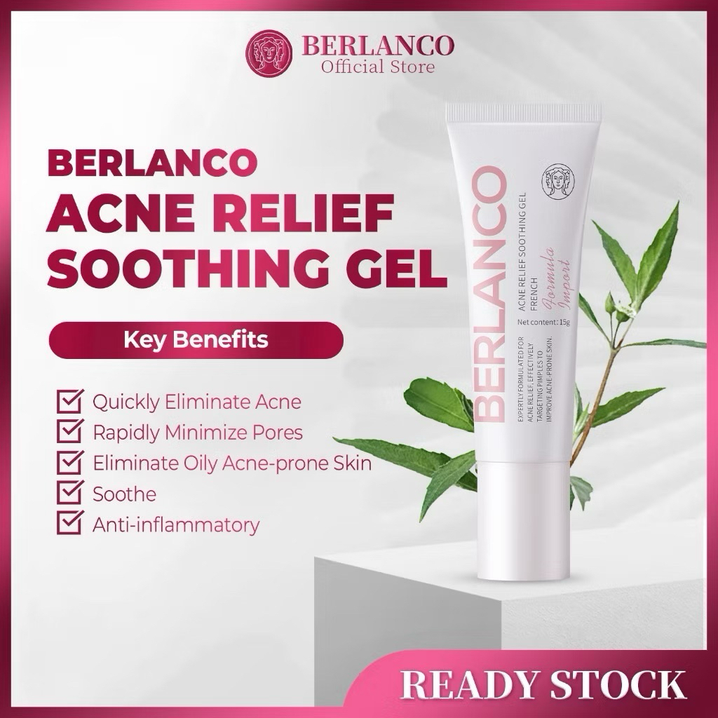 BERLANCO | Acne Relief Soothing Gel France Sensitive Skin Pimple ...