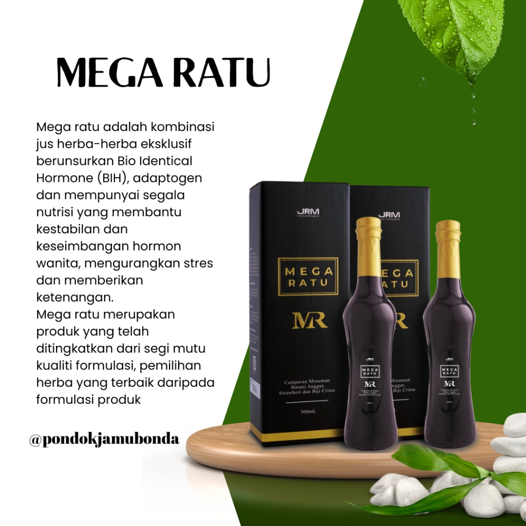 JRM HOLISTIK : 2 Botol Jus Mega Ratu | Shopee Malaysia