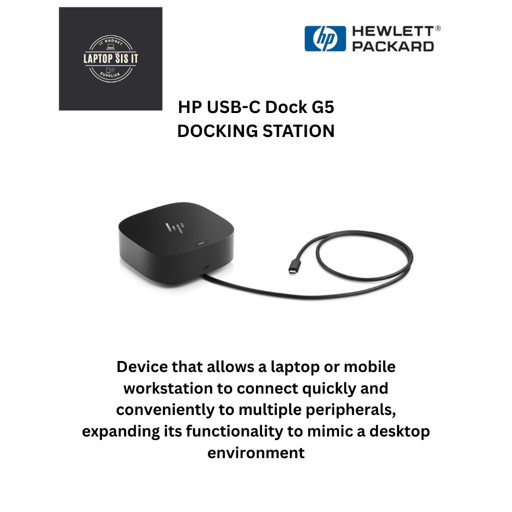 HP USB-C Dock G5 DOCKING STATION (Connect multiple devices at once ...