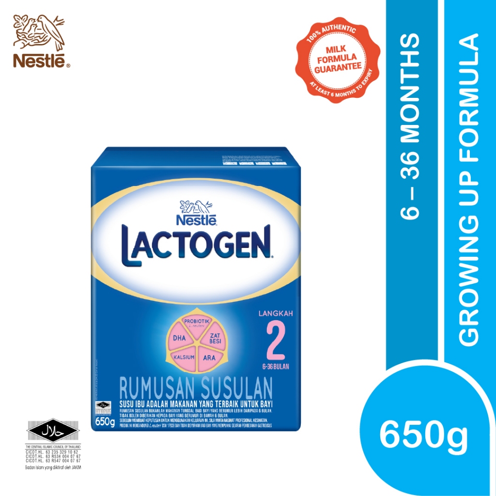 LACTOGEN® Step 2 Follow Up Milk Formula (6-36 months) 650g / LACTOGEN ...
