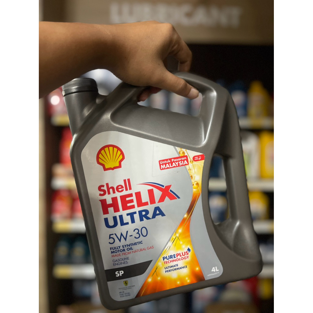 SHELL HELIX ULTRA 5W-30 ORIGINAL SHELL MALAYSIA MARKET (FREE F1 FERARRI ...