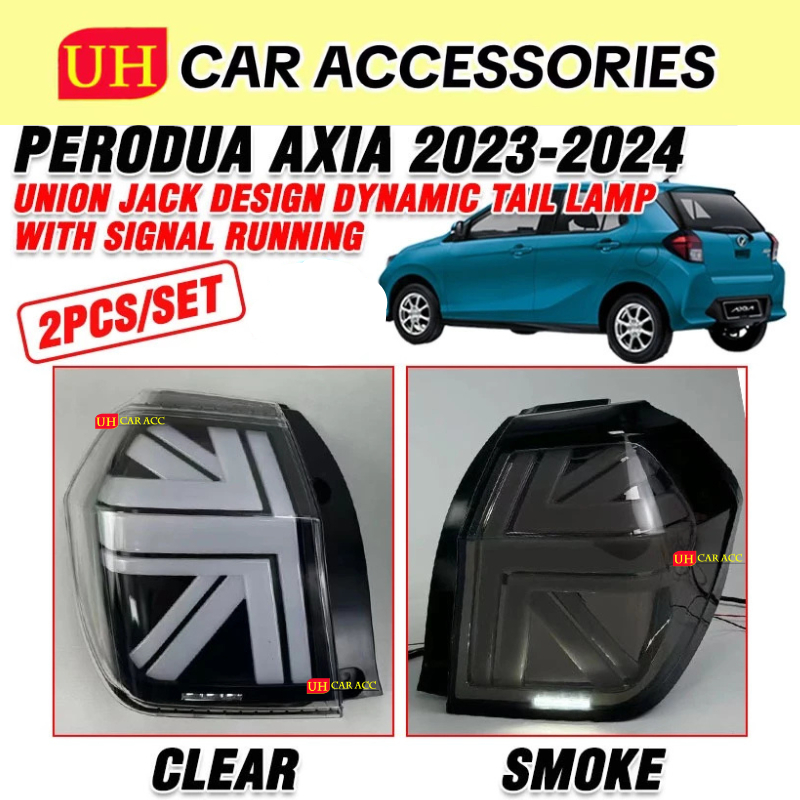 PERODUA AXIA 2023 - 2025 UNION JACK DESIGN DYNAMIC TAIL LAMP WITH ...