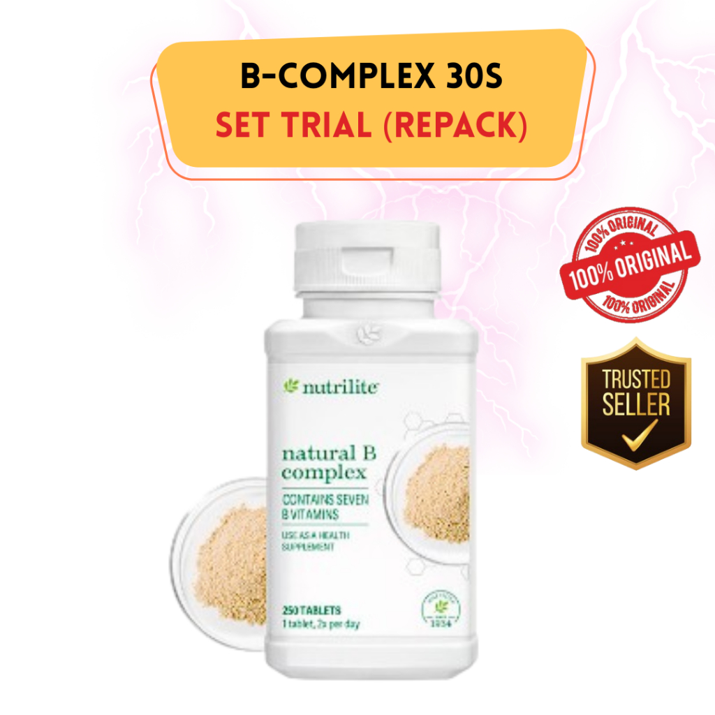 NUTRILITE B-COMPLEX 30S [100% ORIGINAL AMWAY] | Shopee Malaysia