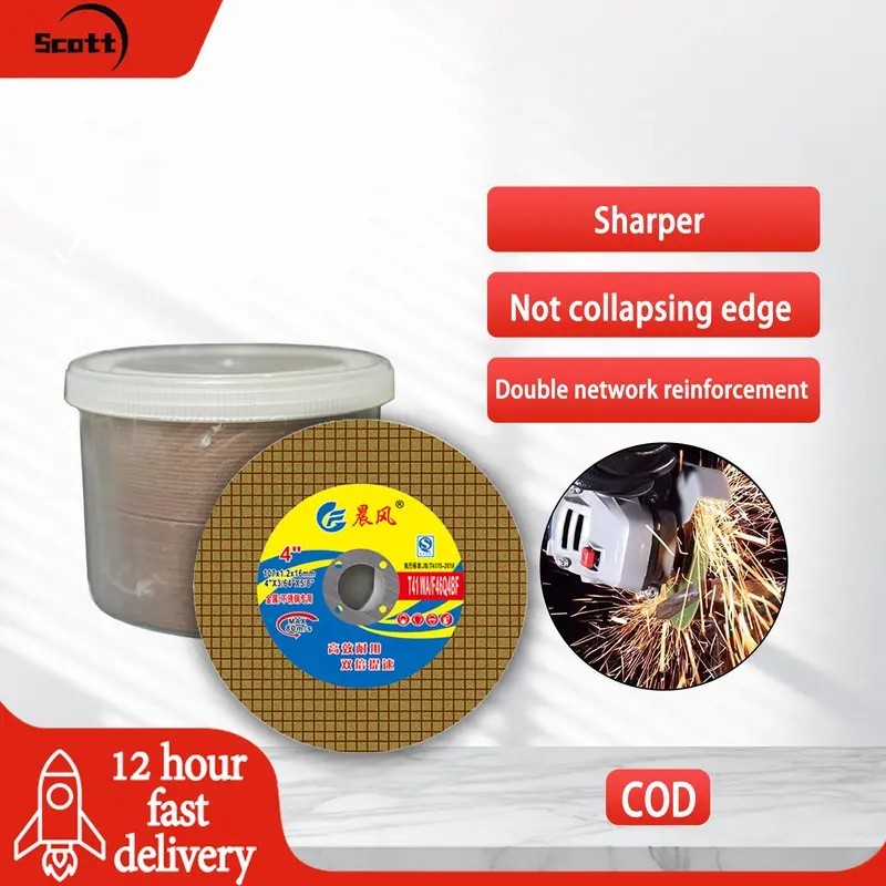 COD Metal cutting disc 100 grinding disc ultra-thin double mesh saw ...