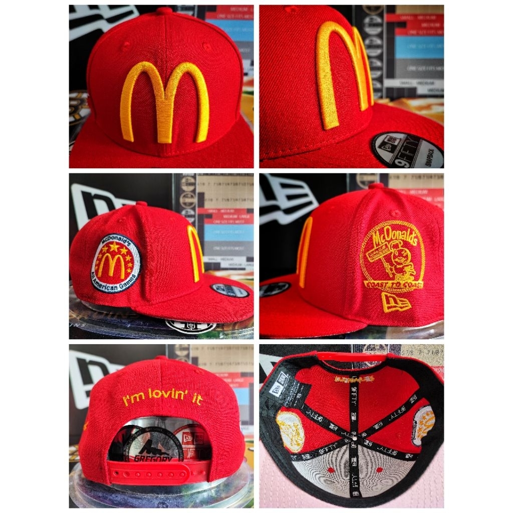 Ready stock Topi Snapback hat cap New Era McD MC Donald's McDonald's ...