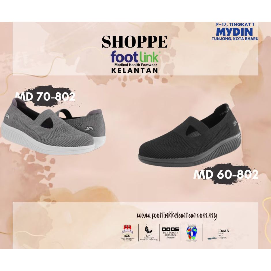 FOOTLINK MD 70-802 & MD 60-802 MEDICAL HEALTH WOMEN SHOES | Shopee Malaysia