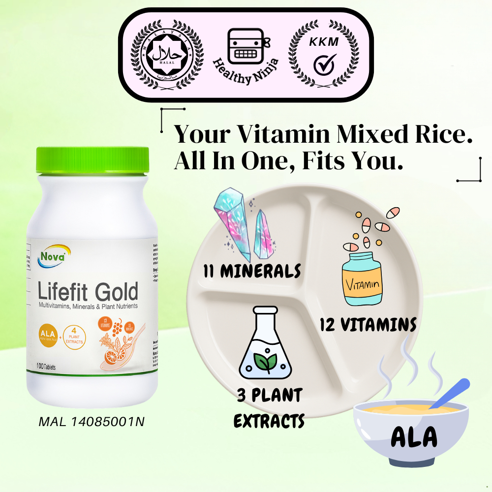 Lifefit Gold Nova Multivitamin Vitamin B12 Multivitamin For Woman Multivitamin For Men Turmeric ...