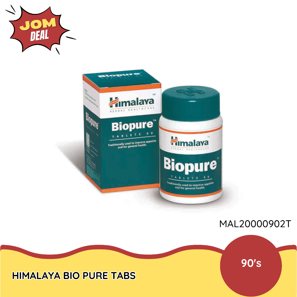 Himalaya Bio Pure Tablets 90's | Shopee Malaysia