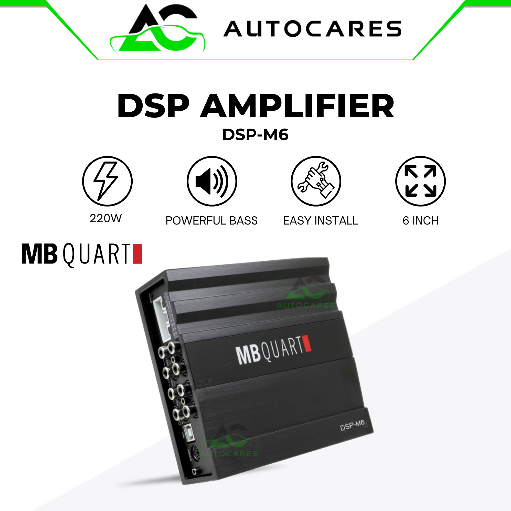 6 Channel DSP MB QUART Digital Signal Processor Built n Amplifier DSP-M6 Plug&Play | Shopee Malaysia