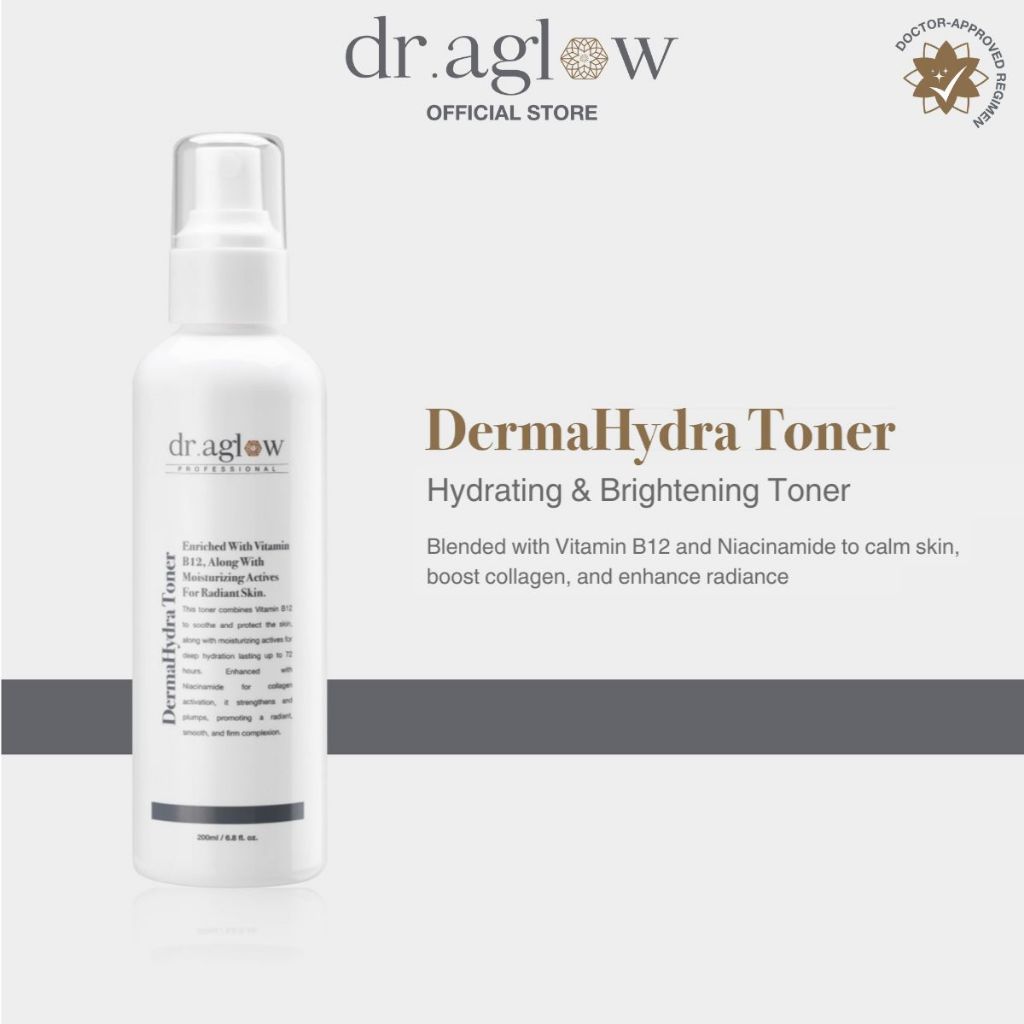 Dr.Aglow | DermaHydra Facial Toner 200ml | Medical Skincare | Toner ...
