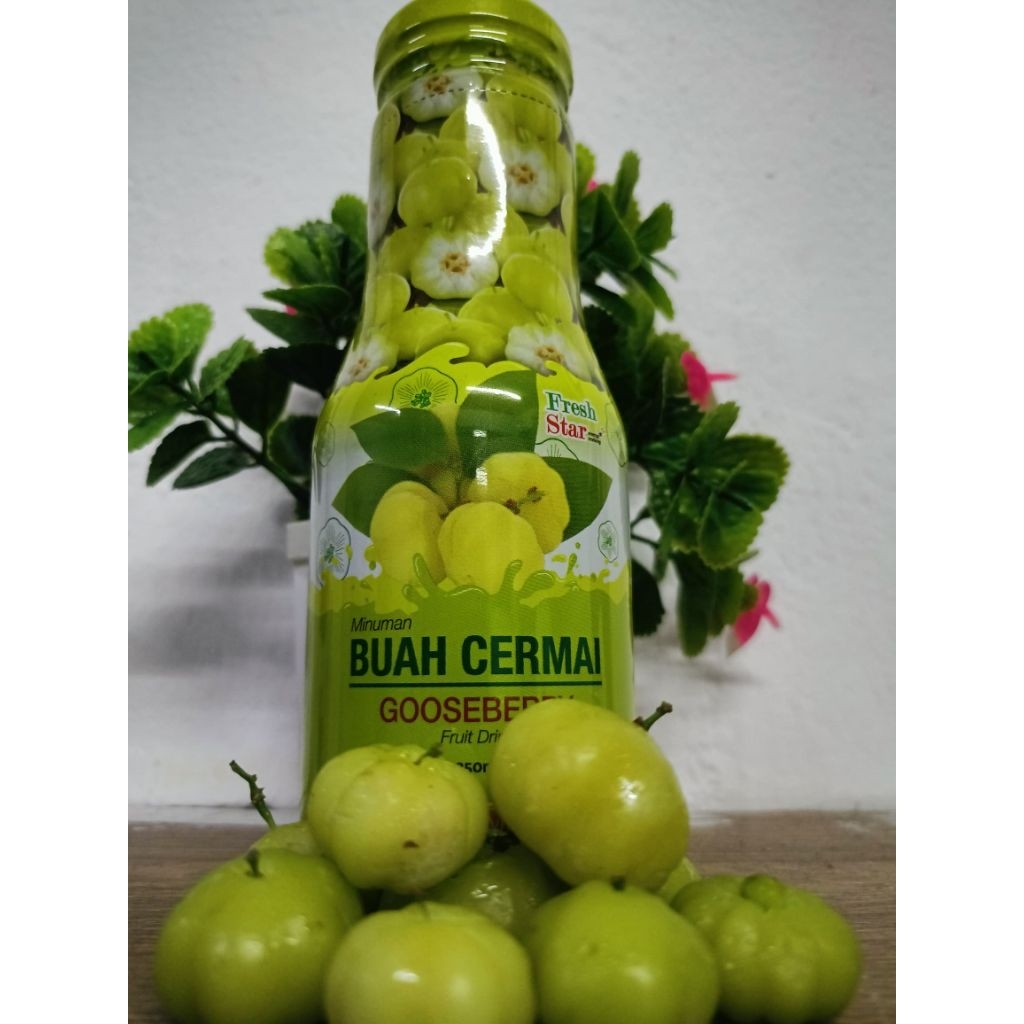 Fresh Star Minuman Buah Cermai 250ml **Free Strawberi Tea 250ml ...