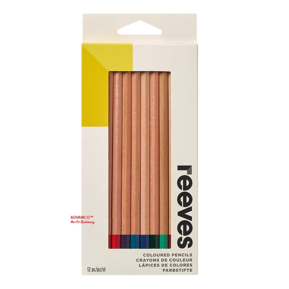 REEVES COLOURED PENCILS 12PCS PER PACK | Shopee Malaysia