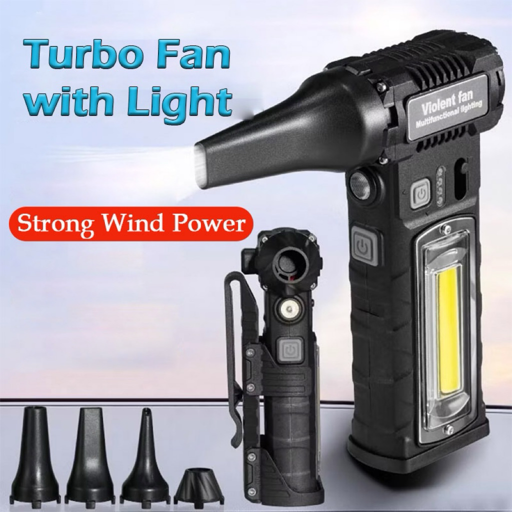 Mini Turbocharged Fan Super Power Turbo fan Violent Turbofan Brushless ...