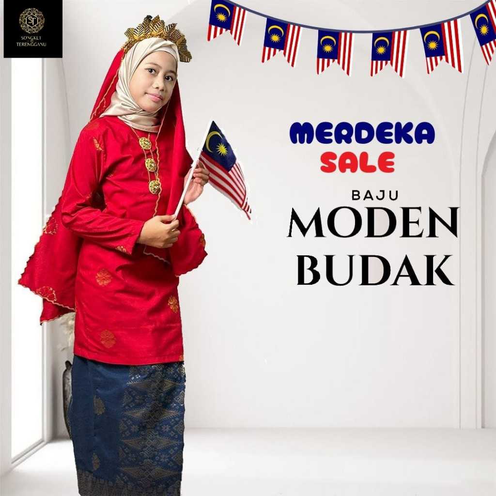 Baju kurung moden budak| kurung Budak | Songket tenun | size 1 to 12 ...