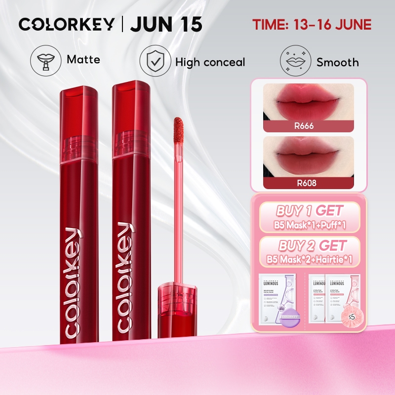 COLORKEY Airy High-Coverage Velvet Matte Lipstick (3g) | Shopee Malaysia