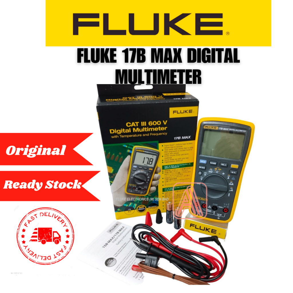 FLUKE 17B MAX Digital Multimeter / FLUKE 17B+ Digital Multimeter ...