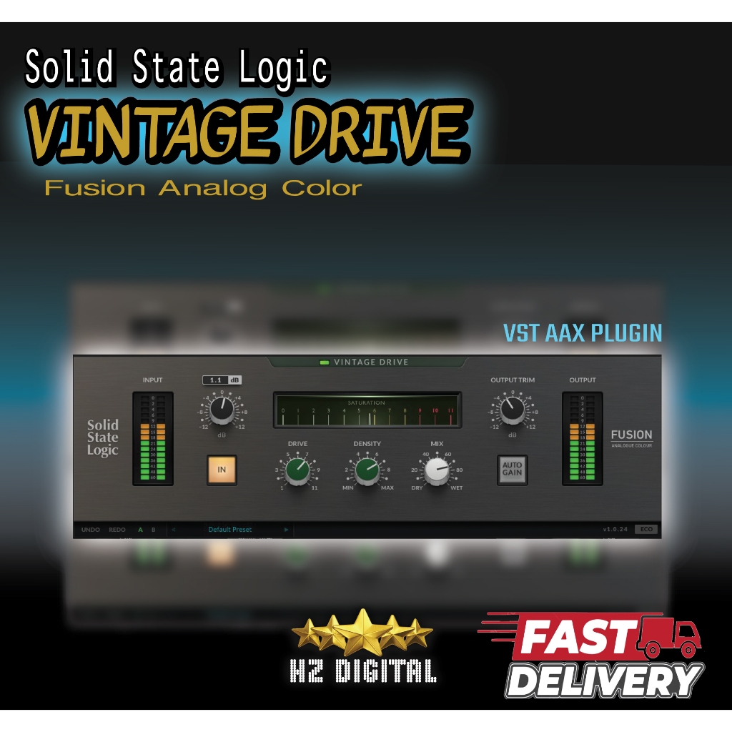 SSL VINTAGE DRIVE VST AAX Audio Plugin For DAW Windows OS | Shopee Malaysia