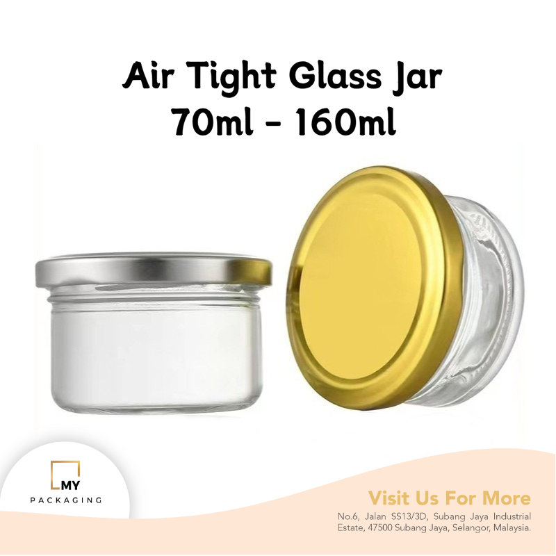 70ml 100ml 160ml Air Tight Glass Bottle, Mini Glass Bottle, Honey Bottle, Bird's Nest Glass ...